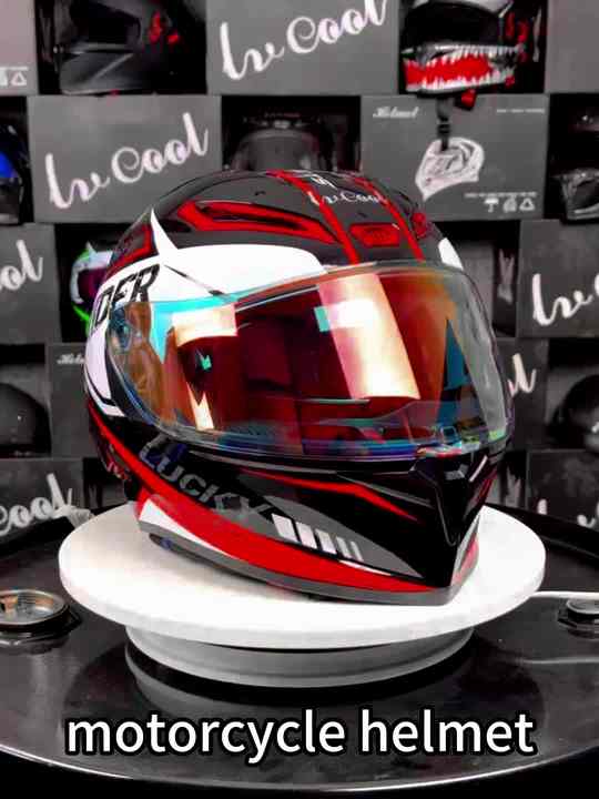 New Abs Motorcycle Helmet Full Face Dual Visor Motobike Motocross ...