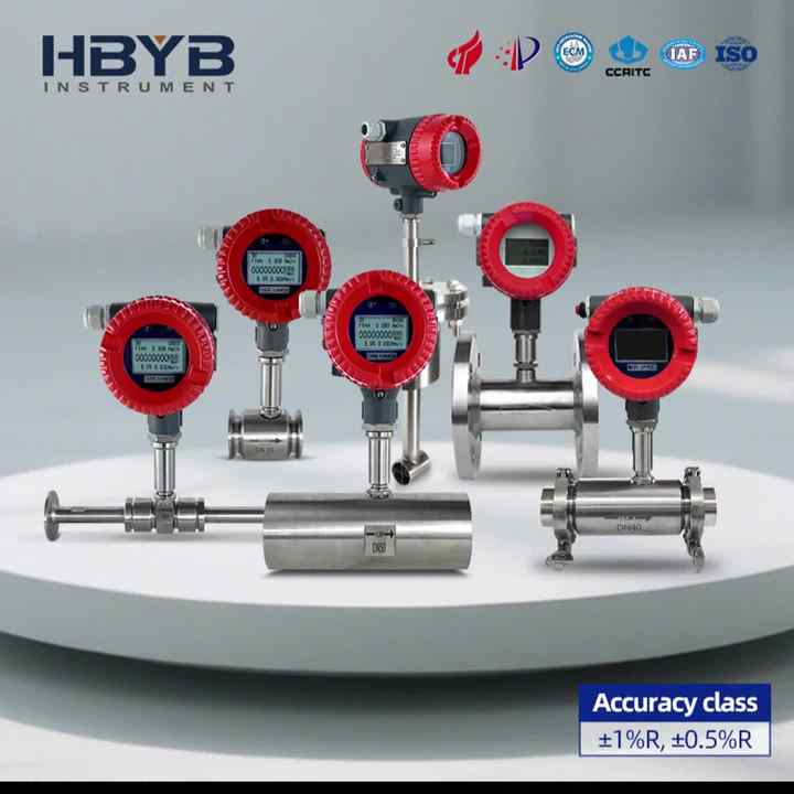 Sanitary Turbine Flow Meter Multi-Purpose Liquid Turbine Flowmeter for ...