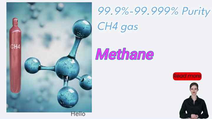 Wholesale Industrial-Grade Methane Gas 99.999% CH4 in Steel Cylinders ...