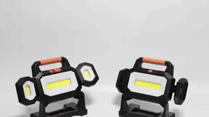 Rechargeable Worklight Lamp Field Led Flood Work Light Cob Magnetic ...