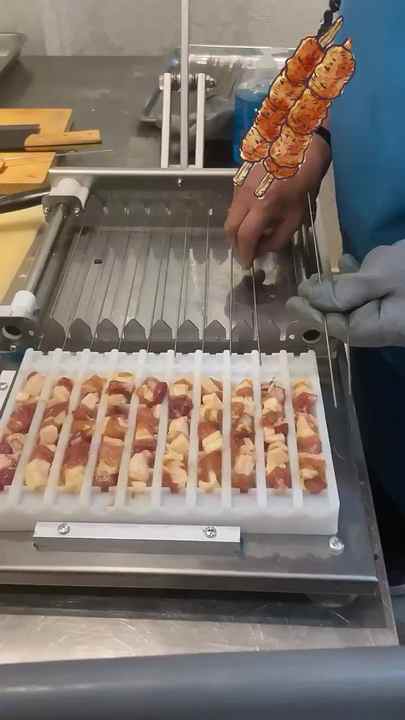 Wholesale Stainless Steel Manual Souvlaki Yakitori Meat Skewer Maker ...