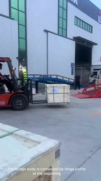 Container Loading and Unloading Bridge, Forklift Ramp Bridge, Capacity ...