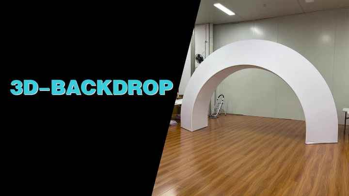 Modular Aluminum Frame Arch Backdrop Stand for Trade Show Booth Wedding ...