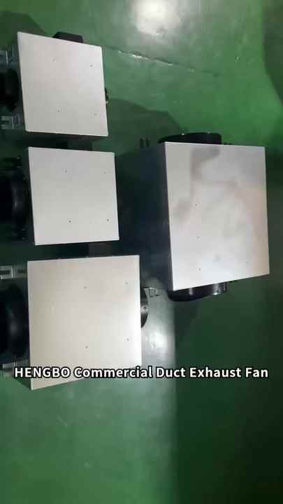 Large Capacity Duct Axial Fan with Cast Iron Blades AC 220-240V Direct ...