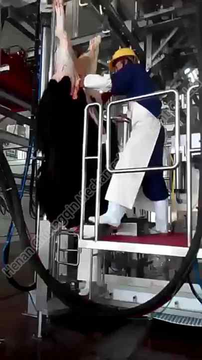 Cattle Slaughterhouse Pneumatic Skinning Knife Machine Slaughterhouse ...