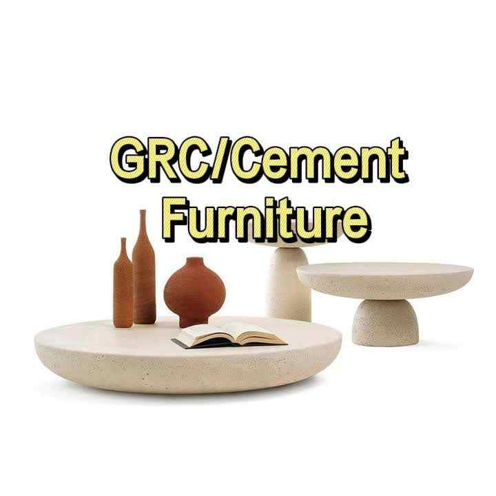 Durable GRC Garden Bench - Eco-Friendly Outdoor Seating