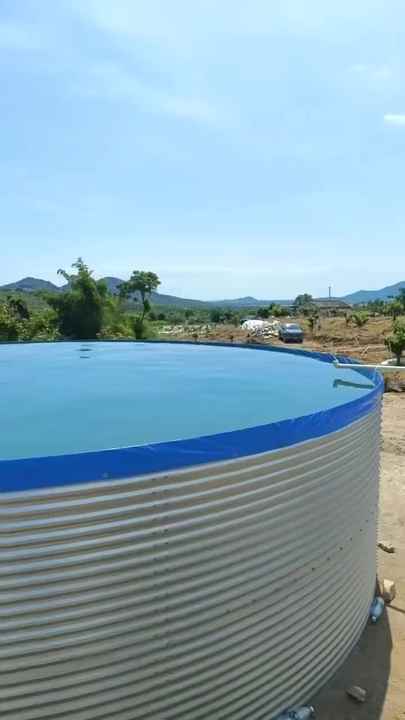 YUNMA Hot Galvanized Steel PVC Fish Tank High-Standard Prefabricated ...