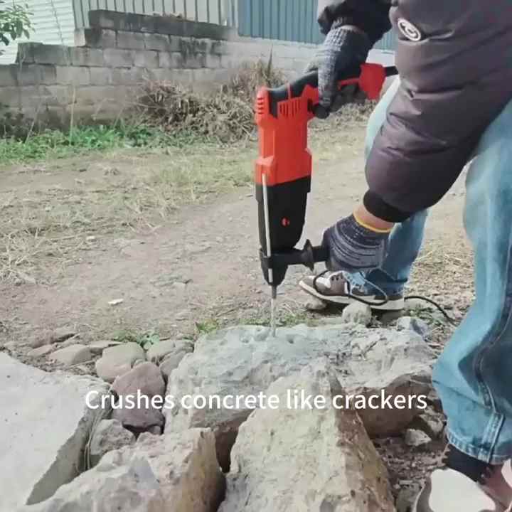 28 High-Power Lightweight Dual-Purpose Electric Hammer Pick Concrete ...