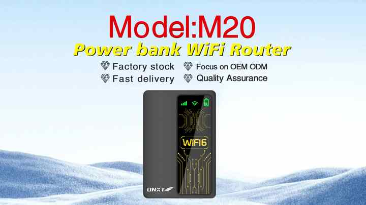 DNXT 4G LTE Router - Portable WiFi Hotspot with Power Bank Function ...