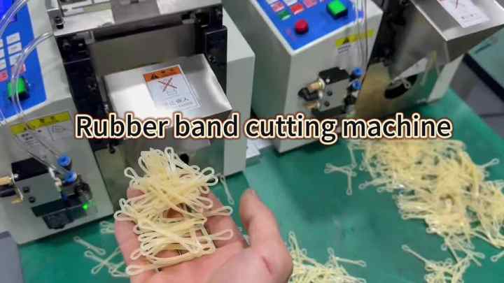 High Speed Rubber Band Cutting Machine - Programmable & Efficient