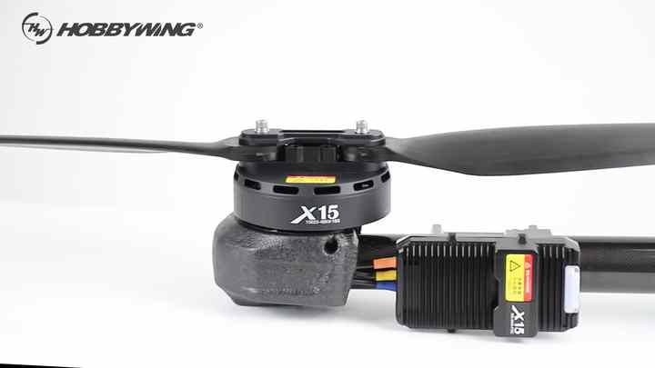 Hobbywing X15 Brushless Motor with 6324 Propeller for Drones