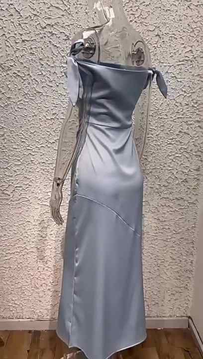 Summer 2026 European American Off-Shoulder One-Shoulder Elegant Strappy ...