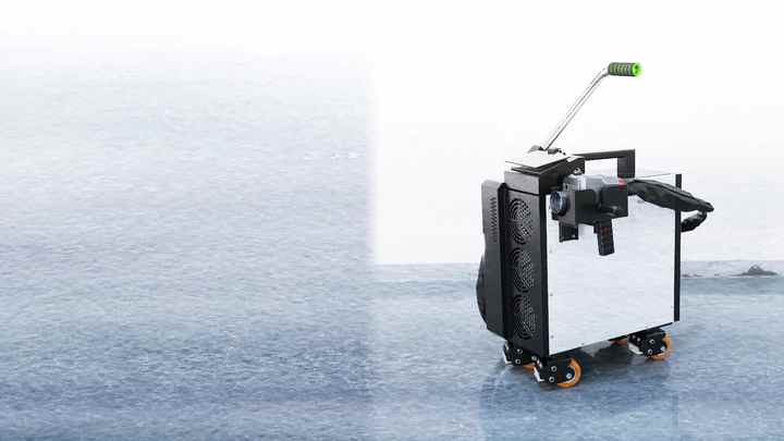 Pulse Laser Cleaning Machine / 500W Adjustable Power / Metal Rust Paint ...