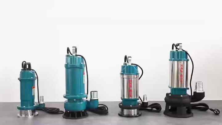 Stainless Steel DC Motor 0.55kW High Pressure Small Submersible Sewage ...