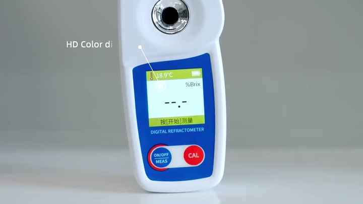 Juice Test Meter 0-35% Fluid Brix Refractometer Juice Sugar Content ...