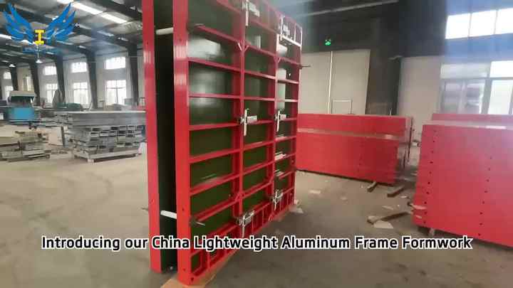 Modern Design Wall Formwork System Aluminum Frame and Plywood with ...