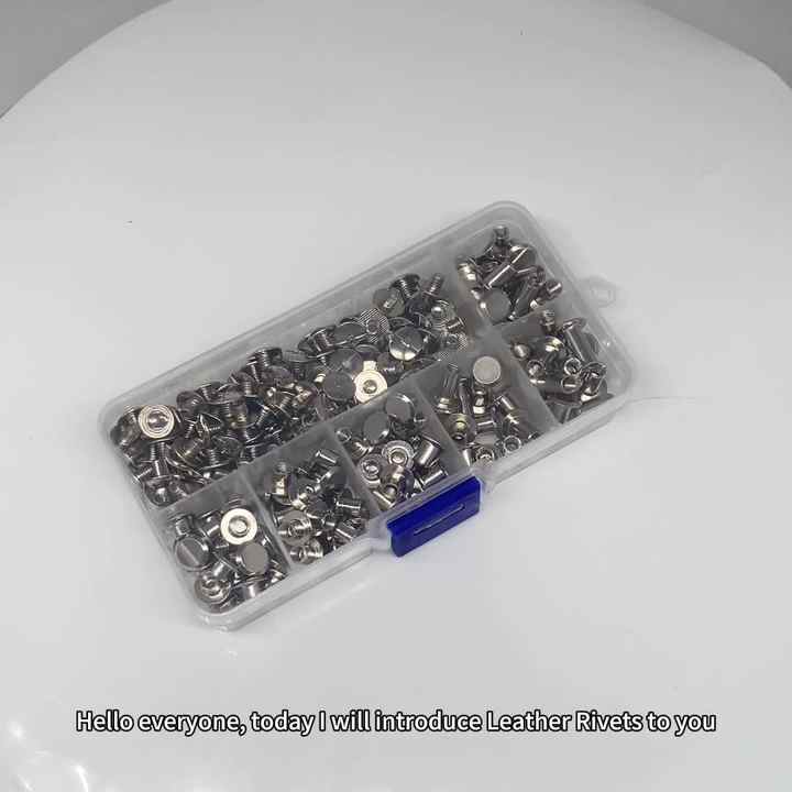 Nut Kit Custom Threaded Post Set Flat Head Rivet Fasteners Bolt Female ...