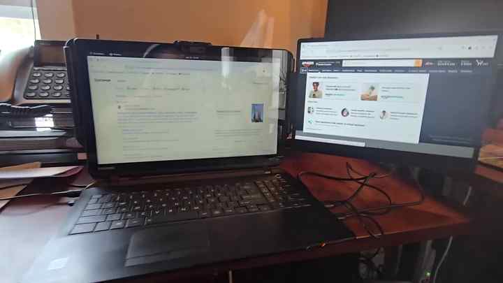 Ultra-Thin 14-Inch FHD 1080P Portable Dual Screen Monitor IPS Panel ...