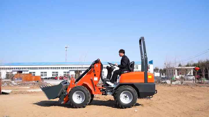 High Traction All-Terrain 4x4 Wheel Loader Conquer Steep Slopes for ...