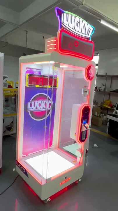 High Quality Coin Operated Lucky 7 Arcade Plush Toy Vending Machine ...