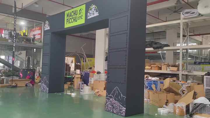 Custom Print Tension Fabric Arch Display for Trade Shows