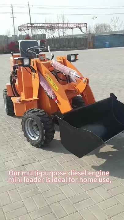 Front End Lonking Loader New Mini Wheel Backhoe Top Use Loader Machine ...