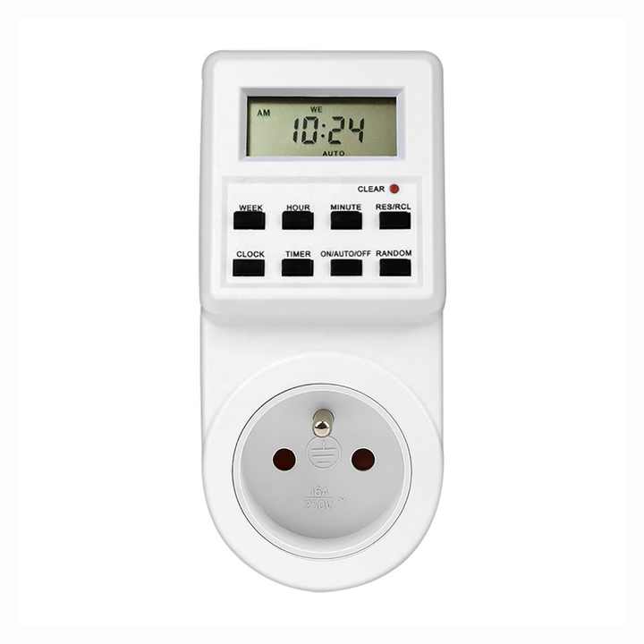 220v Digital Timer Switch With Lcd Display & 7-day Programmability, Oem