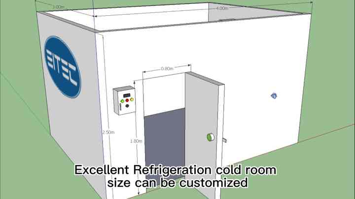 Customized Cold Storage Room - Efficient Meat & Fish Preservation