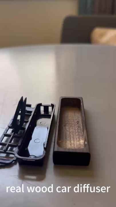 Luxury Rectangle Wooden Diffuser Custom Logo Car Vent Air Diffuser Wood ...