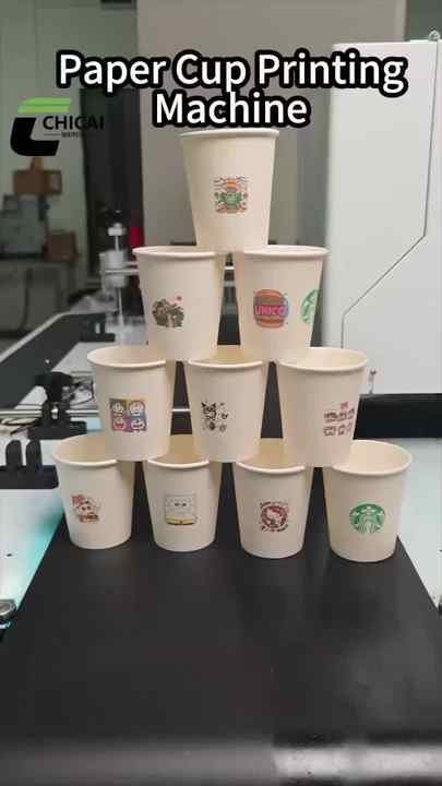 Chicai Single Pass Paper Cup Digital Printer - Epson 4-color