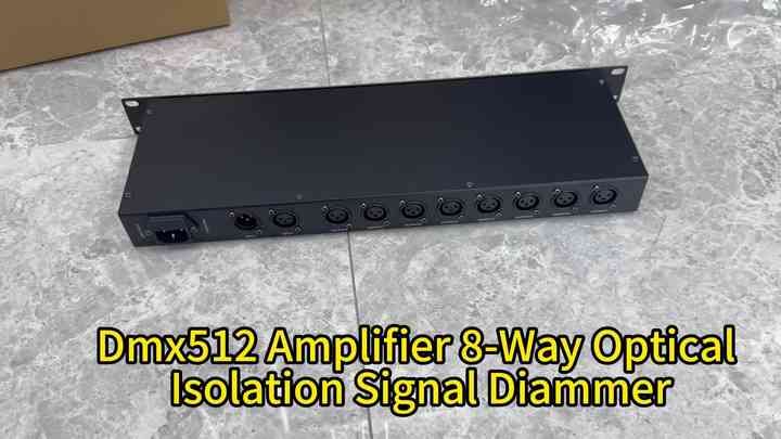 8way Light Controller DMX Splitter Dmx signal Distributor Stage Light ...