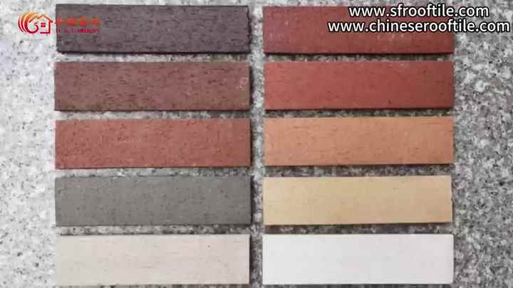 Kiln Converted Split Face Wall Tiles Red Clay Brick Home Exterior Split ...