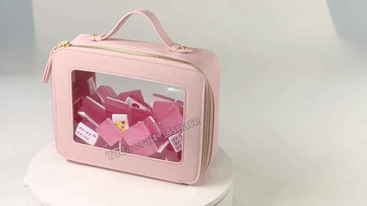 Custom Logo Clear PVC Mahjong Tiles Bag Waterproof Clear PVC Secure ...