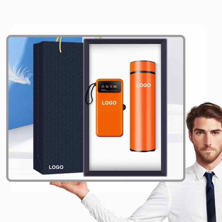 Hot Sale Customized Logo Business Gift Set Thermos Cup Power Bank Pen ...