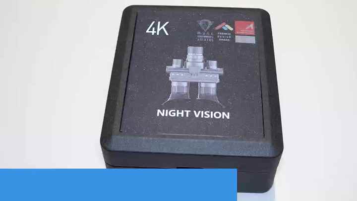 40MP 4K HD Adjustable Helmet-Mounted Infrared Night Vision Binoculars ...