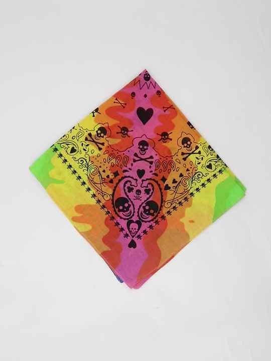 55*55cm 2026 Custom Logo Hot Sale Tie-Dye Sunflower Pattern Cotton ...