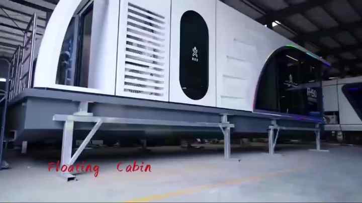 Floating Aluminum Structure Space Capsule House Prefab Luxury Capsule ...