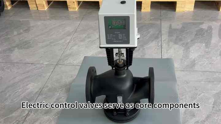 Electric AC 24V Flow Control Valve Actuator 3000N 4-20ma Switch ...