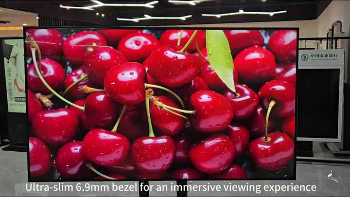 Custom Wall Mount Digital Menu Screen Narrow Bezel LCD Display for Cafe ...