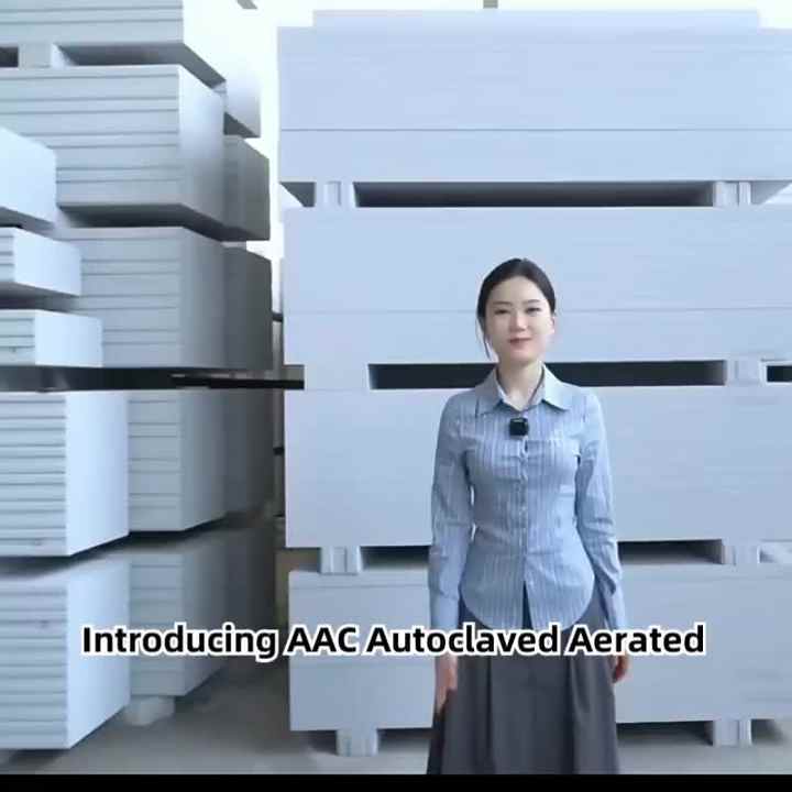 AAC Precast Concrete Wall Panel Light Concrete for Cladding Villa ...