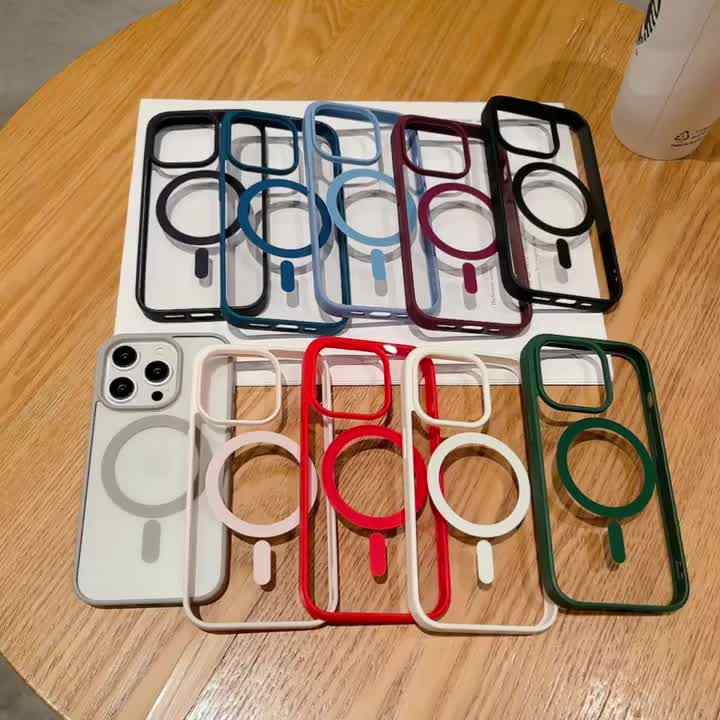 Acrylic Phone Cases for Iphone - Clear Magnetic Covers