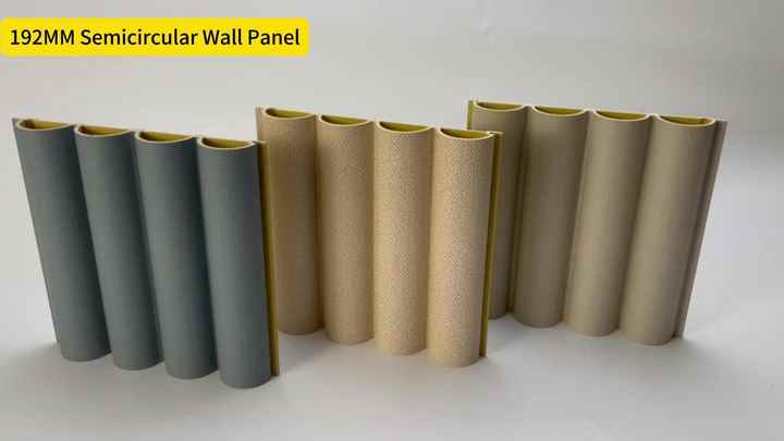 TIANAN 9mm-25mm Thickness Cladding Fluted Laminated PVC Panel 3D Wall ...