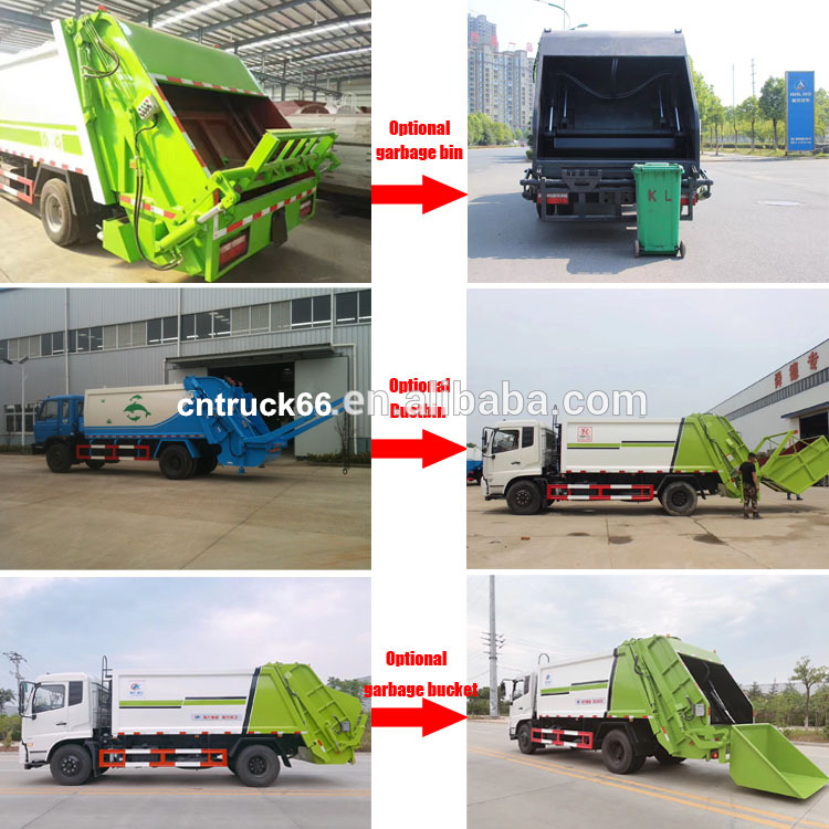 China Dongfeng 5cbm/5000 liters hydraulic self-loading dump truck/dump ...