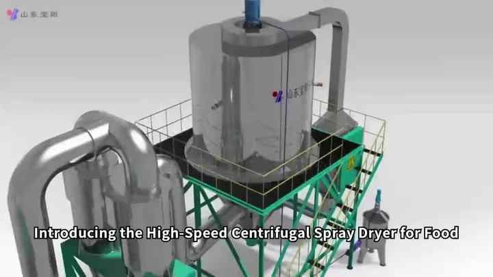 LPG150 China Automatic Whey Spray Dryer / Spray Drying Tower Milk ...