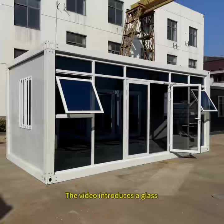 Glass Front Container House Modern Luxury Mobile Tiny Home for Pop-Up ...