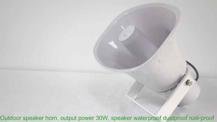 Outdoor Horn Speaker - XBPA-15 with 15W Power and IPX-6 Waterproof