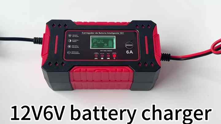 12V Electric Scooter Battery Charger Trickle Charge Mode 6A Overcharge ...