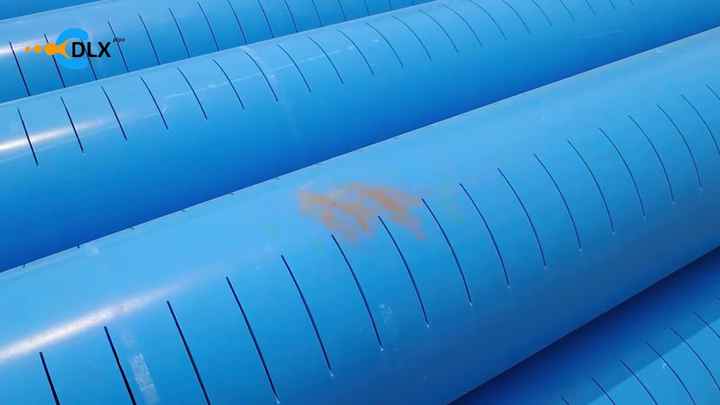 DN125mm DN200mm DN150mm UPVC White Blue Color PVC Well Casing Pipe with ...