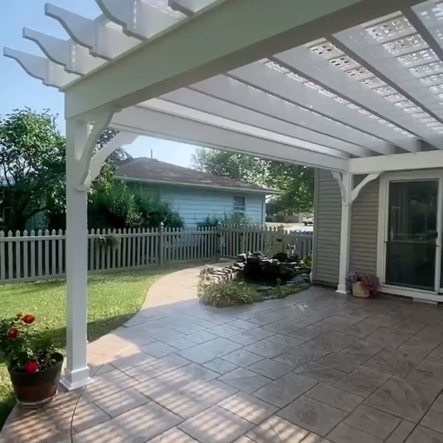 Retractable PVC Pergola - Durable, Eco-Friendly & Stylish
