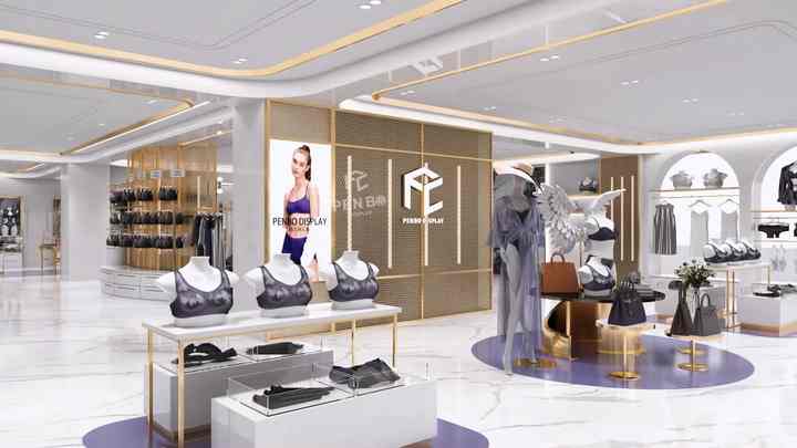 Lingerie Store Design - Luxury Women’s Lingerie Display Racks